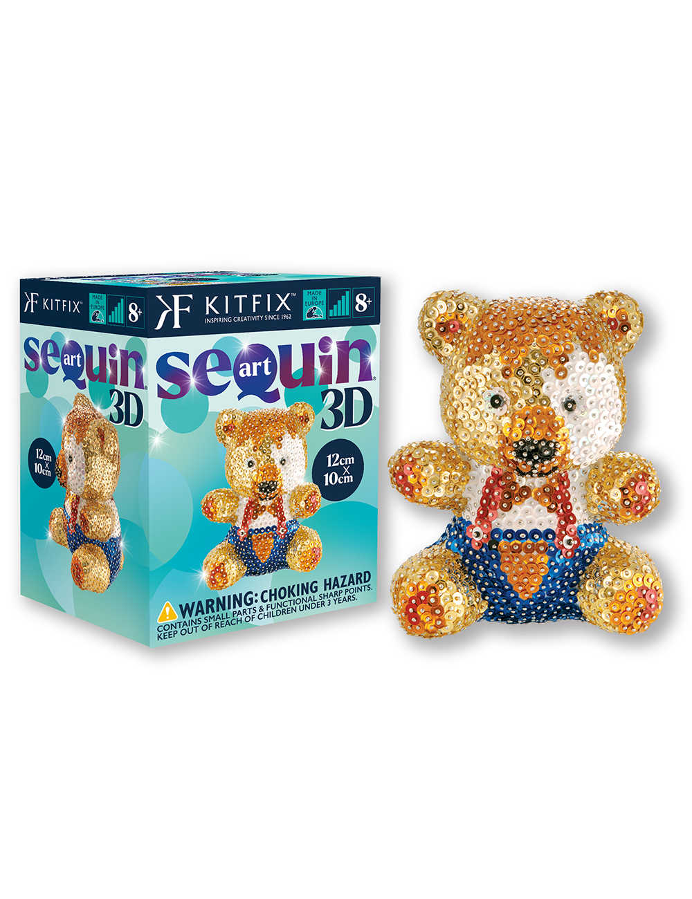 Teddy – Sequin Art 3D Craft Kit