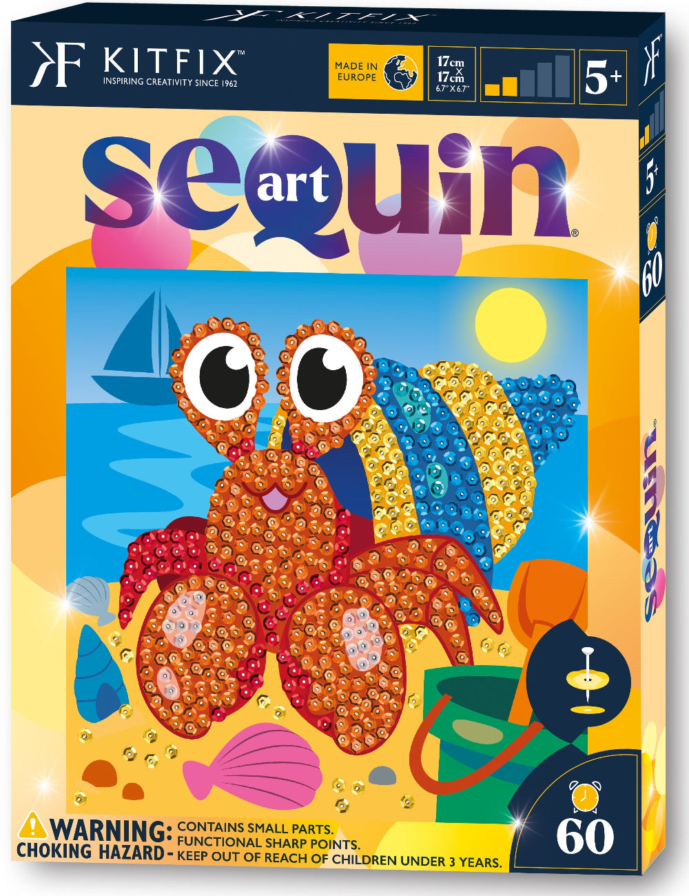Crab – Sequin Art 60 Craft Kit
